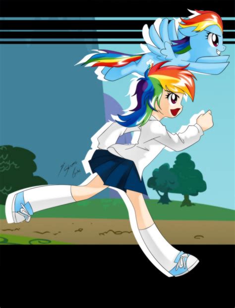 Rainbow Dash School By Shinta Girl On Deviantart
