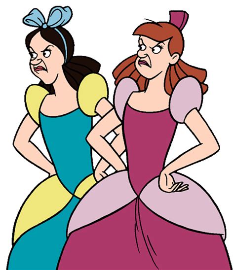 Lady Tremaine Anastasia And Drizella Clip Art Cinderella Original