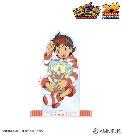 デジモンフロンティア 描き下ろしイラスト 神原拓也 みんなでお泊まりパジャマver Bigアクリルスタンド Amnibusアムニバス