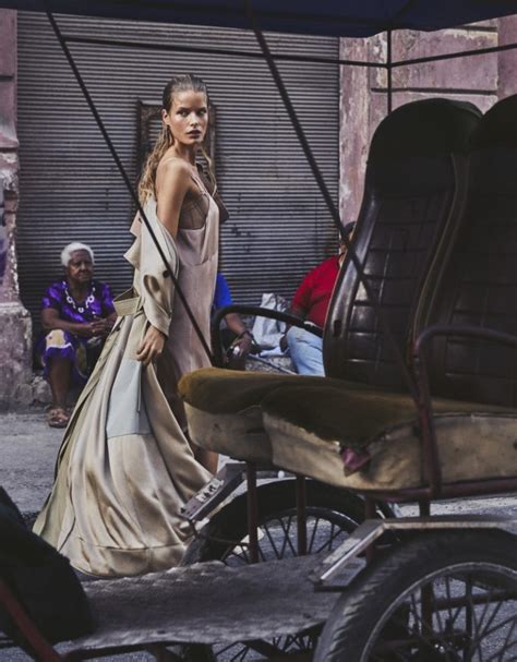 Alena Blohm Grazia Italy Cuba Fashion Editorial