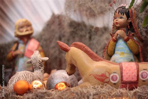 Birth Figures Of Mexican Origin Crafts That Make The Representation Of