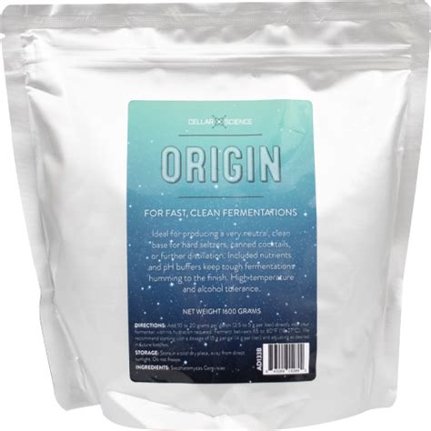Cellarscience® Origin Dry Yeast Hard Seltzer Yeast Distillers Yeast