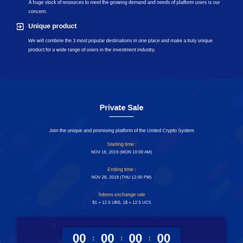 United Crypto System Ucs Ico Rating And Overview Icomarks