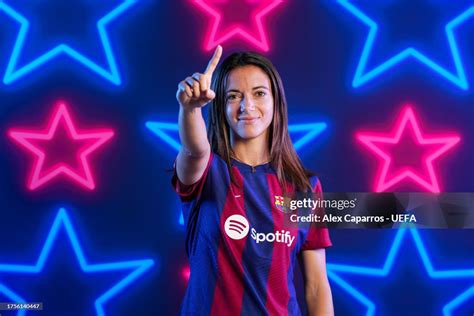 Aitana Bonmati Of Fc Barcelona Poses For A Photo During The Uefa