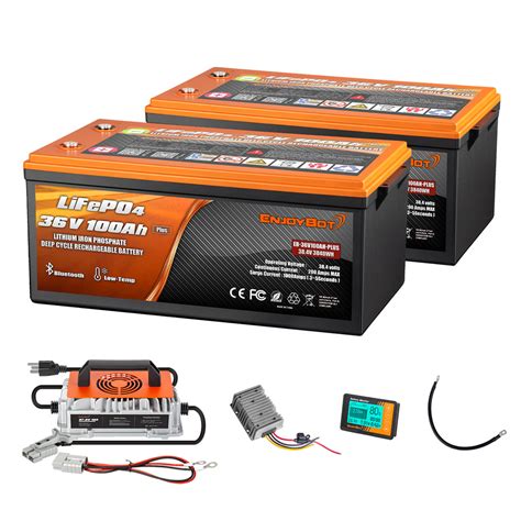 Enjoybot 72v 100ah Golf Cart Lithium Battery Conversion Kit 2 Batter