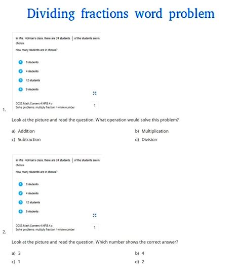 Dividing Fractions Word Problems Worksheets Free Image And Pdf Printables
