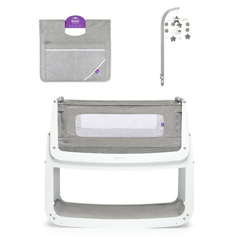 Snuzpod4 Bedside Crib Bundle Dusk And Snuz