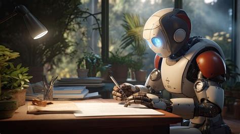 Premium Ai Image An Ai Powered Writing Assistant Providing