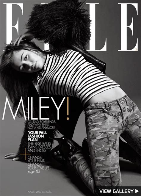Miley Cyrus In Elle Magazine