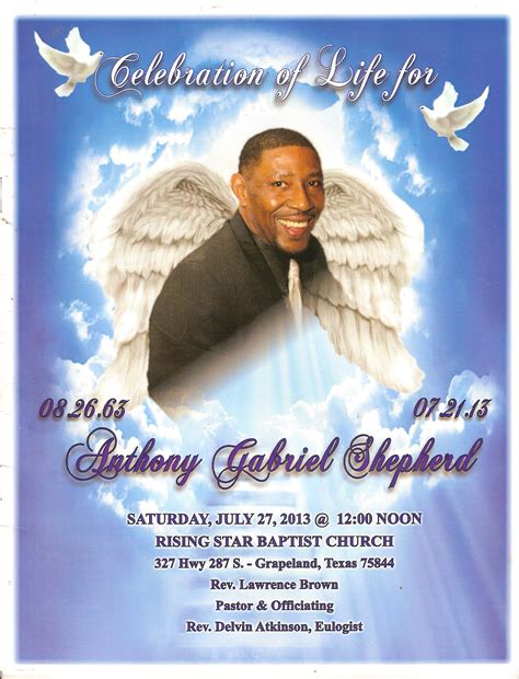 Anthony Gabriel Shepherd 1963 2013 Find A Grave Memorial
