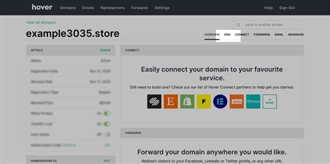 Shopify Help Center Connecting A Hover Domain To Shopify