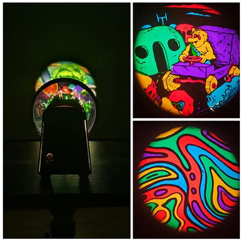 Psychedelic Light Projector Offers 70s Inspired Retro Lighting Geeky