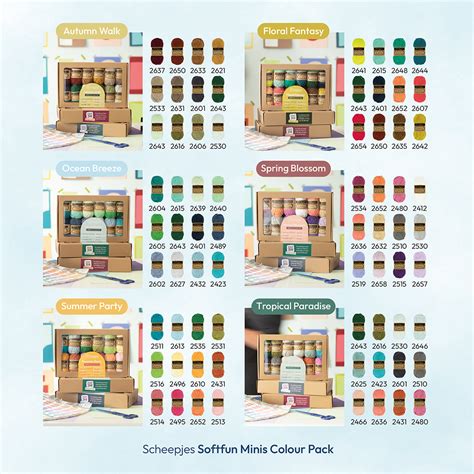 Scheepjes Softfun Minis Colour Pack Autumn Walk Yarnalicious