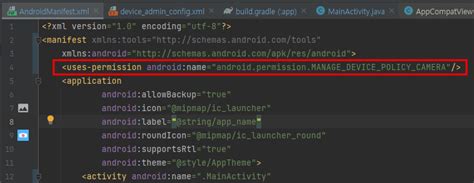 Android Android Cannot Restrict Camera Usage Stack Overflow