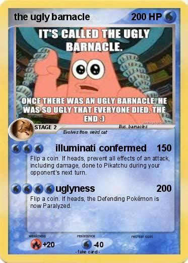 Pokémon The Ugly Barnacle 10 10 Illuminati Confermed My Pokemon Card