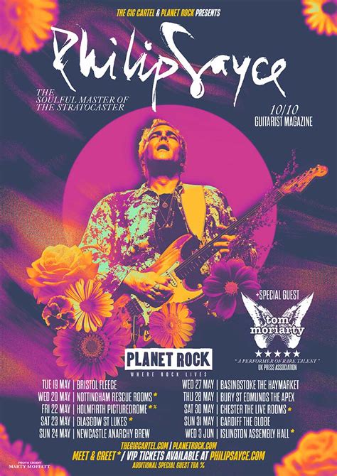 Philip Sayce Announces Mayjune 2026 Uk Tour The Rockpit