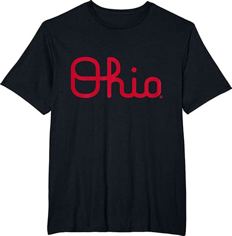 Sale Ohio State Buckeyes Womens Curisive Logo Black T Shirts Teesdesign