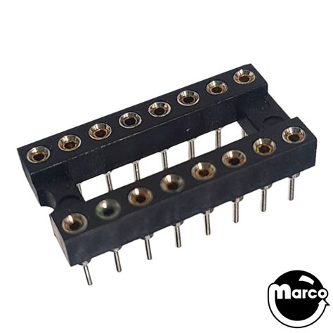 Dip16m Ic Socket 16 Pins Machine Marco Specialties Pinball Parts