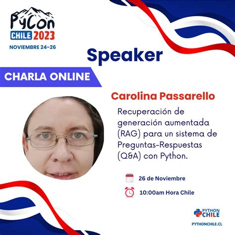 Python Chile 📢 Estamos Emocionados De Presentar A