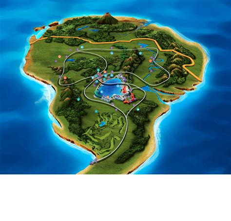 Jurassic World Park Map Jurassic Park Isla Nublar Map Download