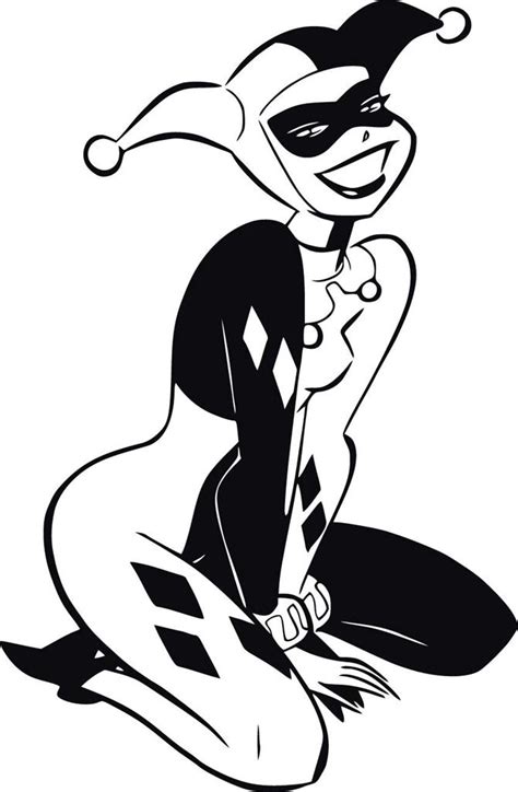 Harley Quinn Pumpkin Stencils