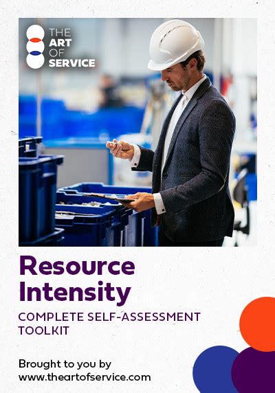 Resource Intensity Toolkit