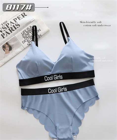Cool Girls Lightly Padded Bra Panty Set Pakistan