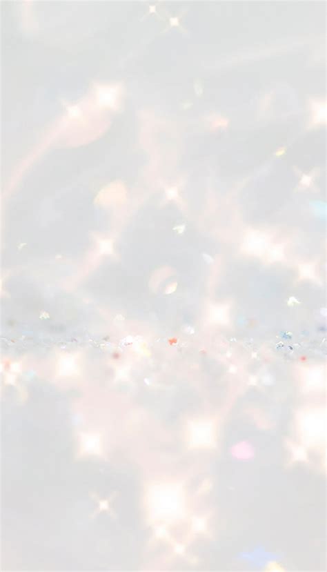 White Glitter Background Wallpaper