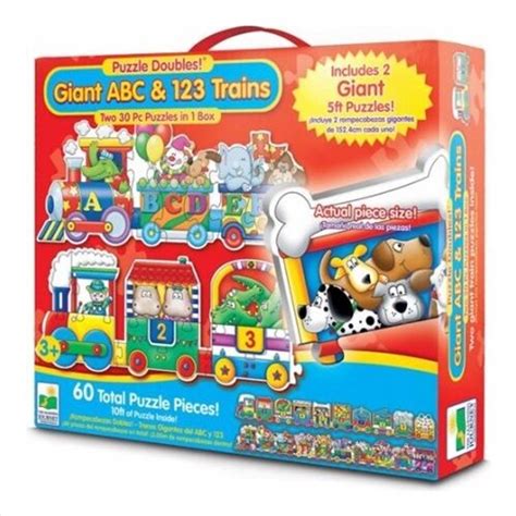 Giant Abc And 123 Train Floor Puzzle Sanity