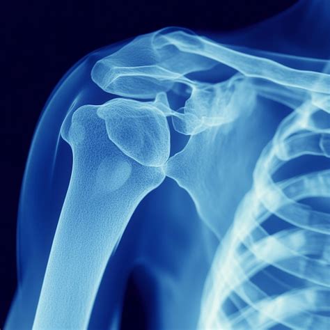 Xray And Ultrasound Scans Showing Bone And Thyroid Structure Premium