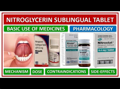 Nitroglycerin Sublingual Tablets Side Effects
