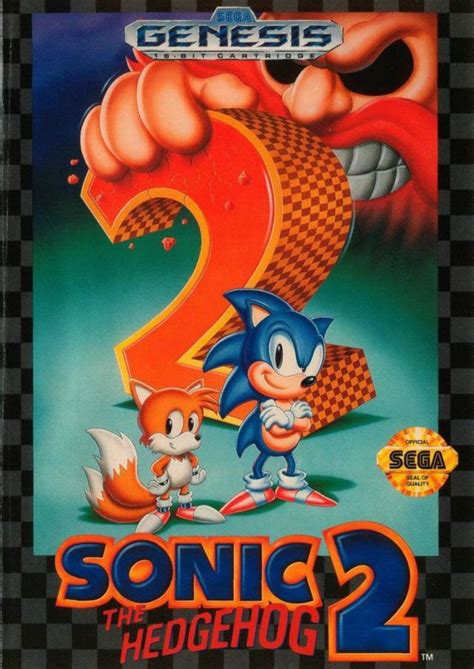 Sonic The Hedgehog 2 Sega Genesis Complete Sonic Team Chaos Emeralds