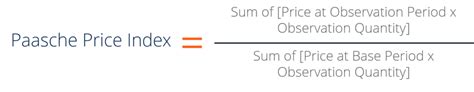 Paasche Price Index Overview Formula And Example