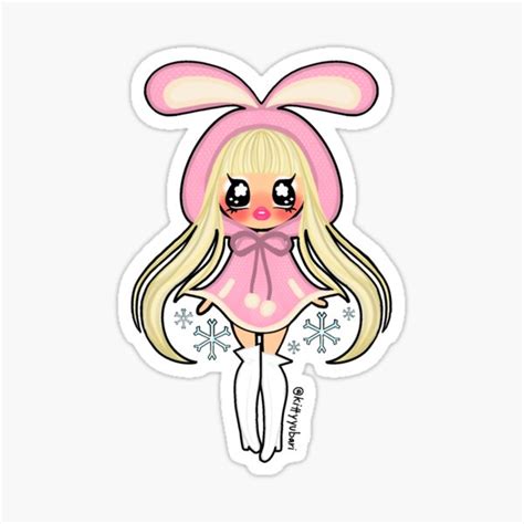 Snow Kitty Special Sticker By Kittyyubari Redbubble