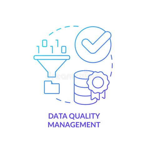 Data Quality Checks Turquoise Concept Icon Stock Vector Illustration Of Infographic Report