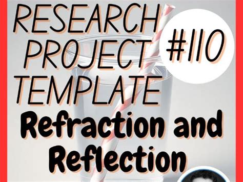 Refraction And Reflection Physics Research Project Template Digital