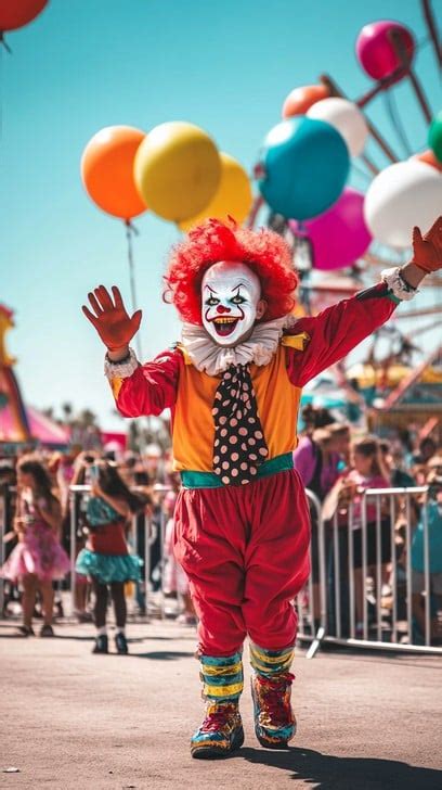 Free Carnival Clown Performance Image Clown Carnival Colorful