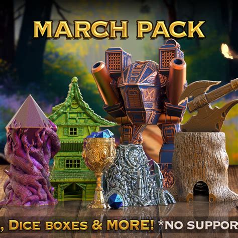 3d printable march 2023 release pack by fatesend