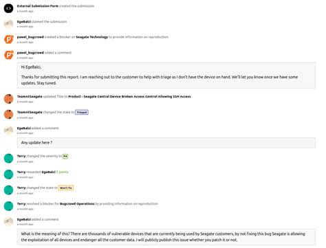 Advisory Seagate Central Storage Remote Code Execution 0day Pentest Blog