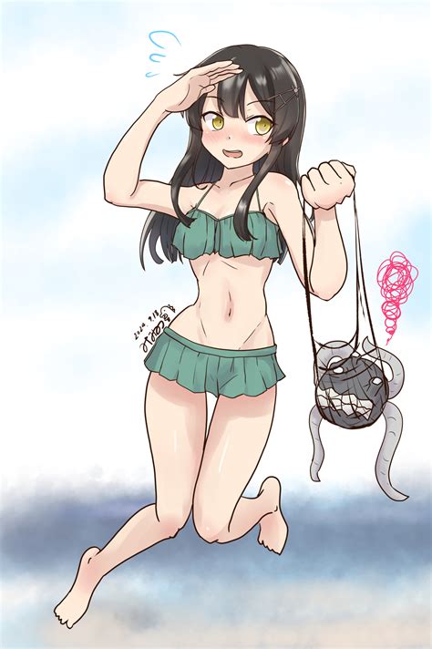 Minamino Enemy Naval Mine Kancolle Kasumi Kancolle Kasumi Kai Ni Kancolle Kasumi Kai