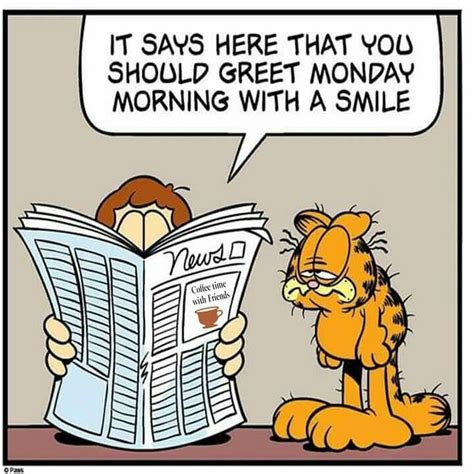 Garfield And Monday Quotes