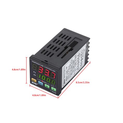 Mini Digital Pid Temperature Controller Led Thermometer Snr Tc Rtd Solid State Relay Module