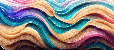 Premium Photo Colorful Wavy Pattern Texture Abstract Background Premium Photo Colorful Wavy Pattern Texture Abstract Background