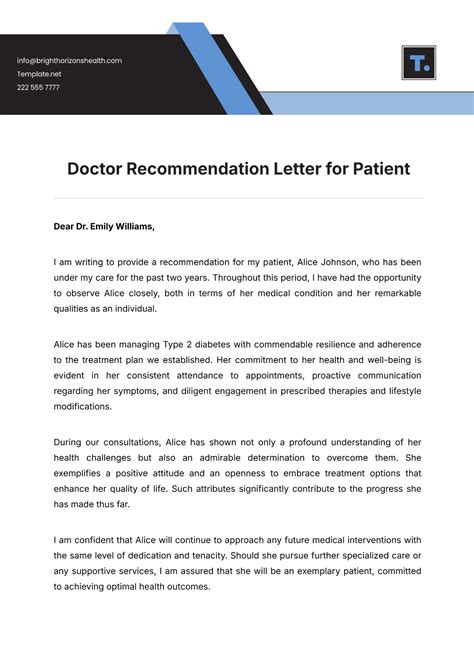 Free Sample Physician Letter Template To Edit Online