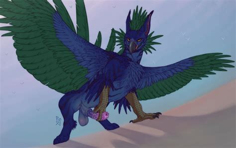 Rule 34 2022 Artist Logo Avian Balls Black Claws Blue Balls Blue Body