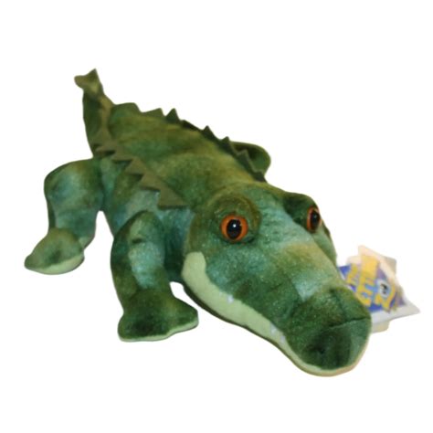 The Petting Zoo 14 Green Alligator Plush Mfg 2013