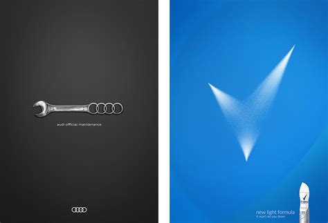 Minimalist Advertising Posters Behance