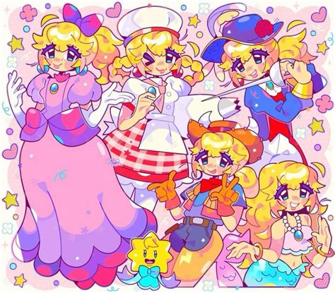 Jack0ran Princess Peach Peach Showtime Fanart Rainbow Princess Peach