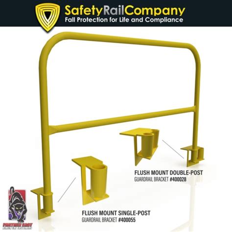 Shop Flush Mount Removable Safety Guardrail Brackets 400028 And 400055