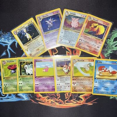 Wotc First Edition Lot Pokemon Card Collection Lot Full Art Rares